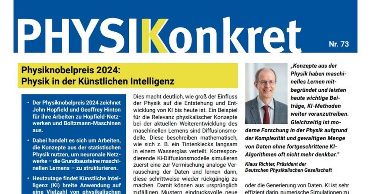 Die faszinierende Verbindung zwischen Physik und künstlicher ...